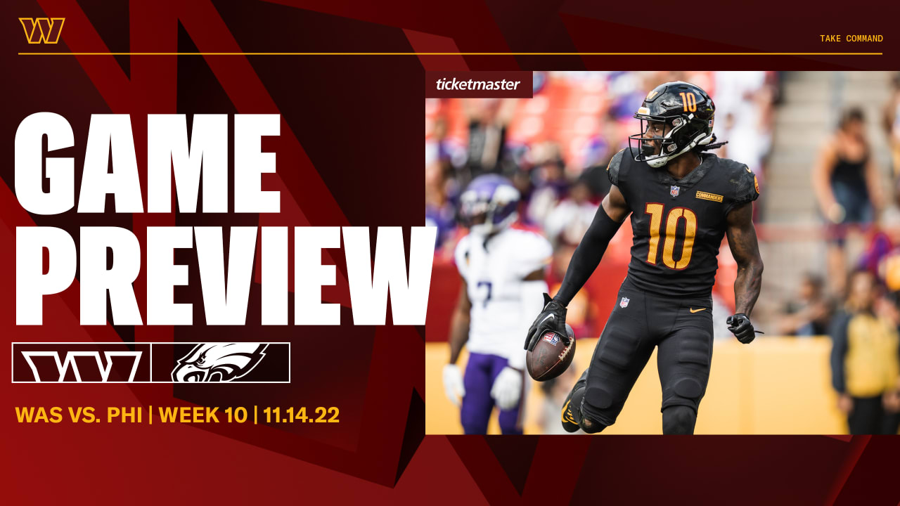 Commanders vs. Eagles preview | A primetime division rematch