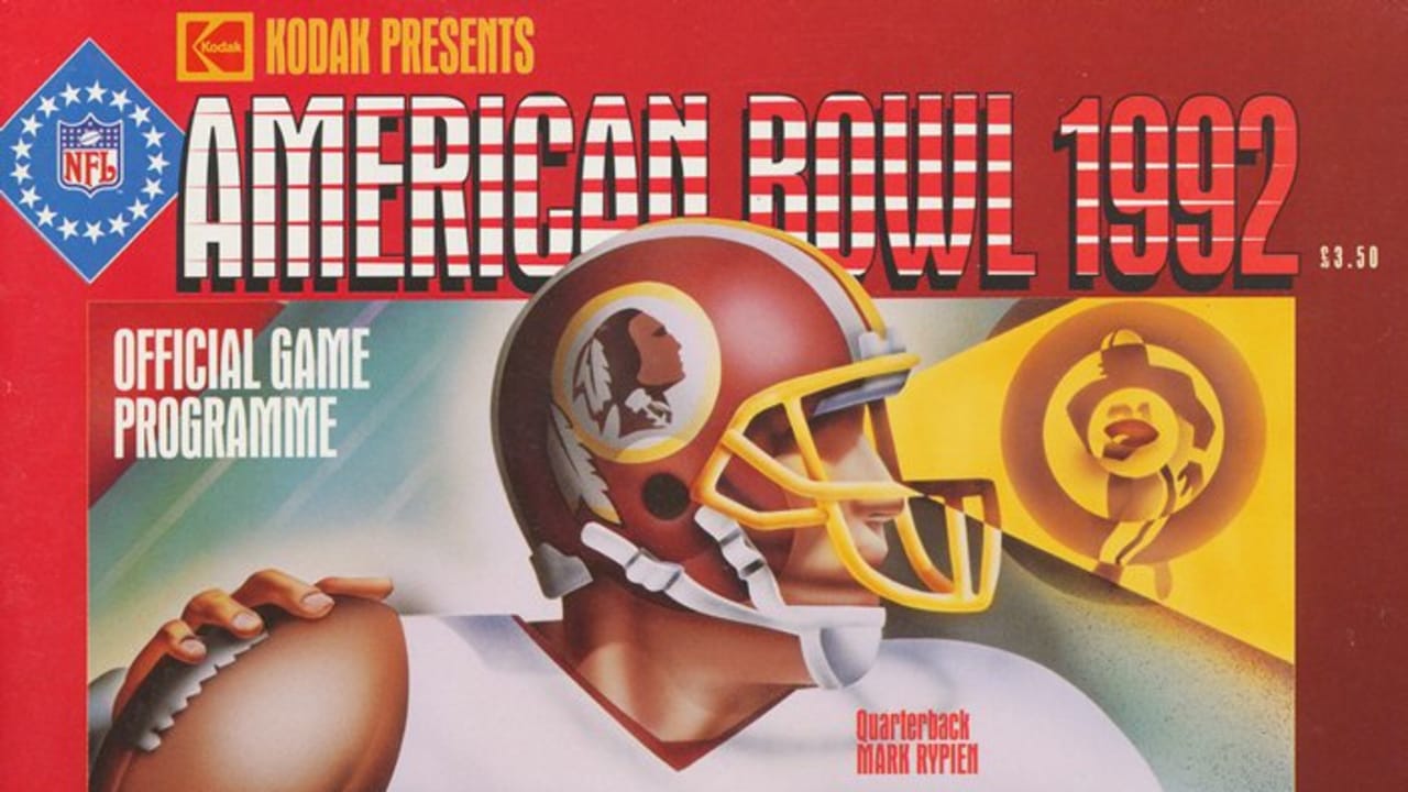 1992 American Bowl Gameday Magazine: Redskins-49ers