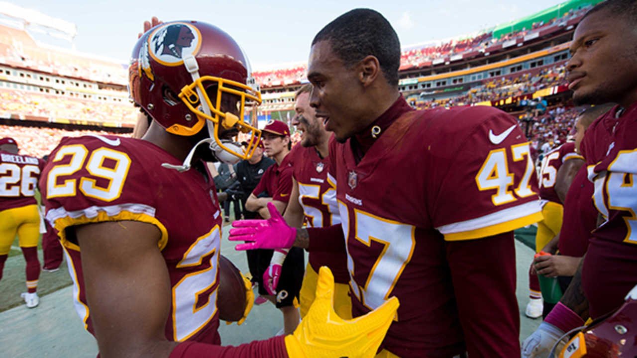 PHOTOS: Redskins Postgame Celebration After Week 6 Victory
