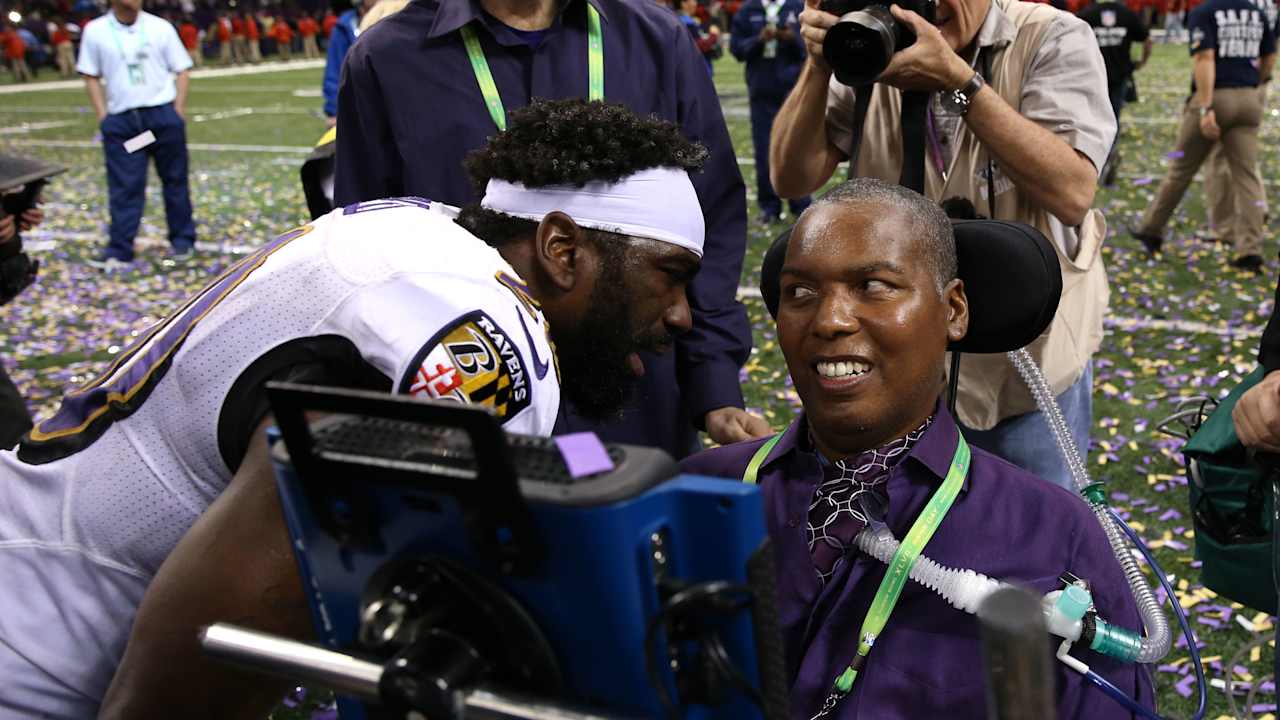 DeAngelo Hall Wishes O.J. Brigance A Happy Birthday