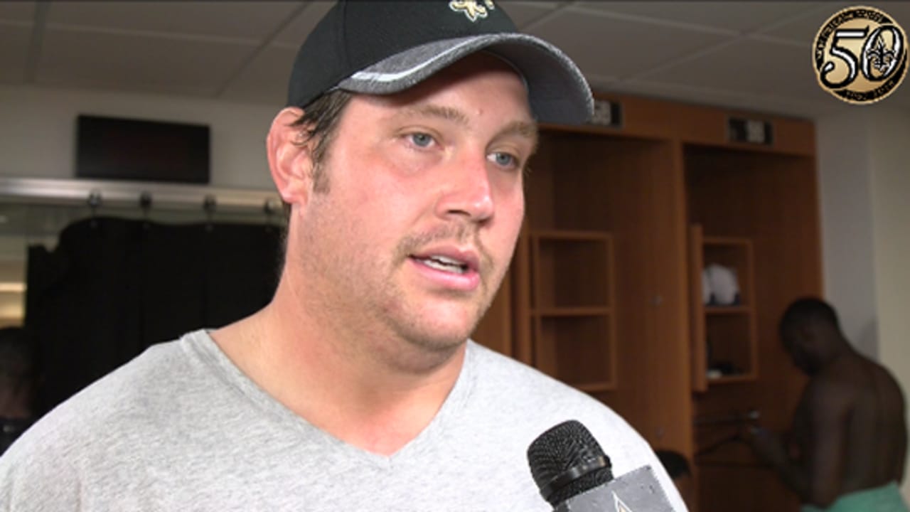 Zach Strief Saints-Steelers Postgame Interview