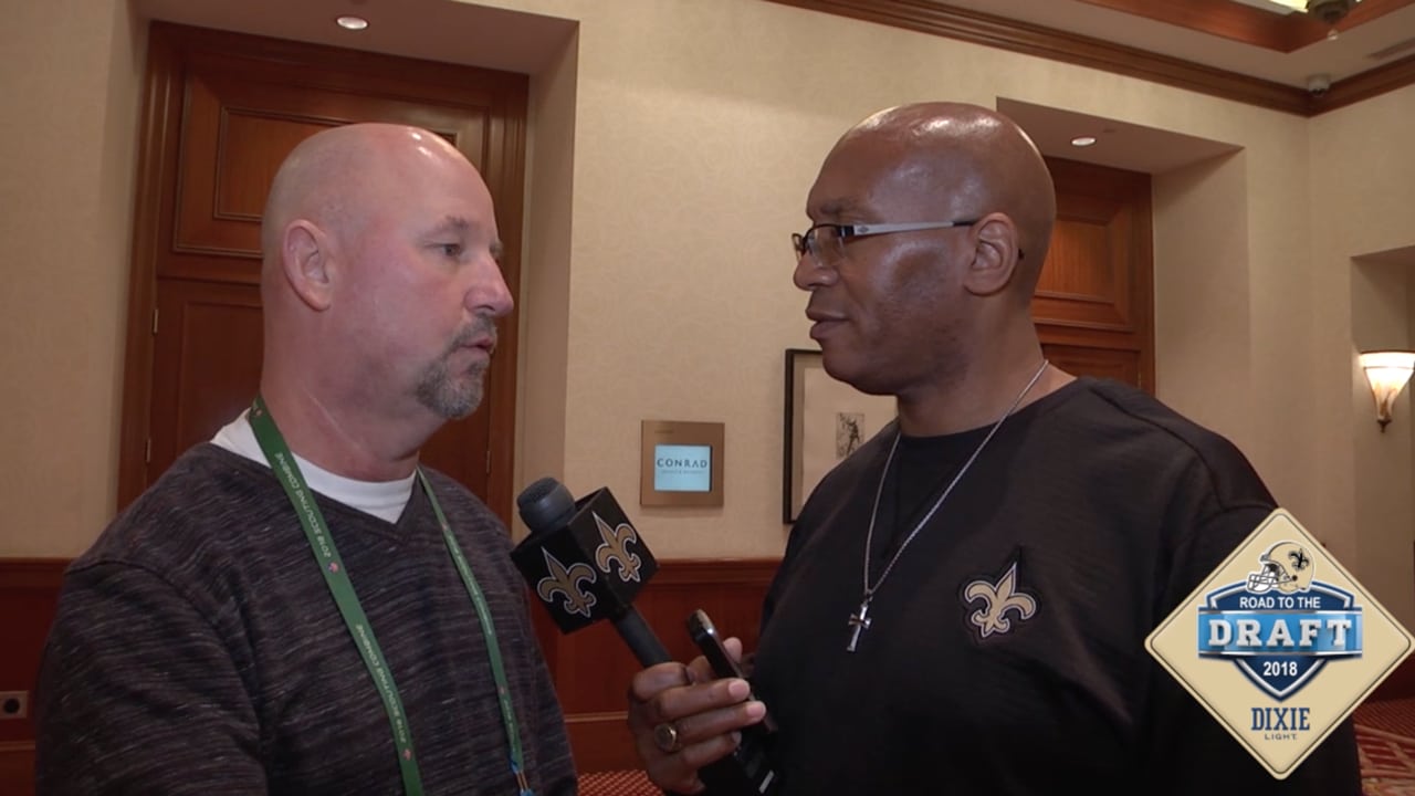 Dan Roushar at the 2018 NFL Combine