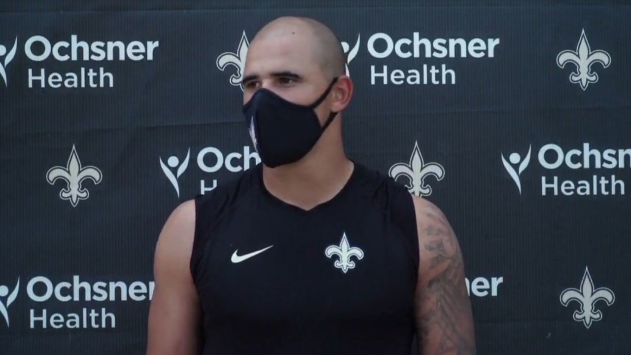 Zack Baun Linebacker New Orleans Saints Training Camp 2021 Interview 8/5/21