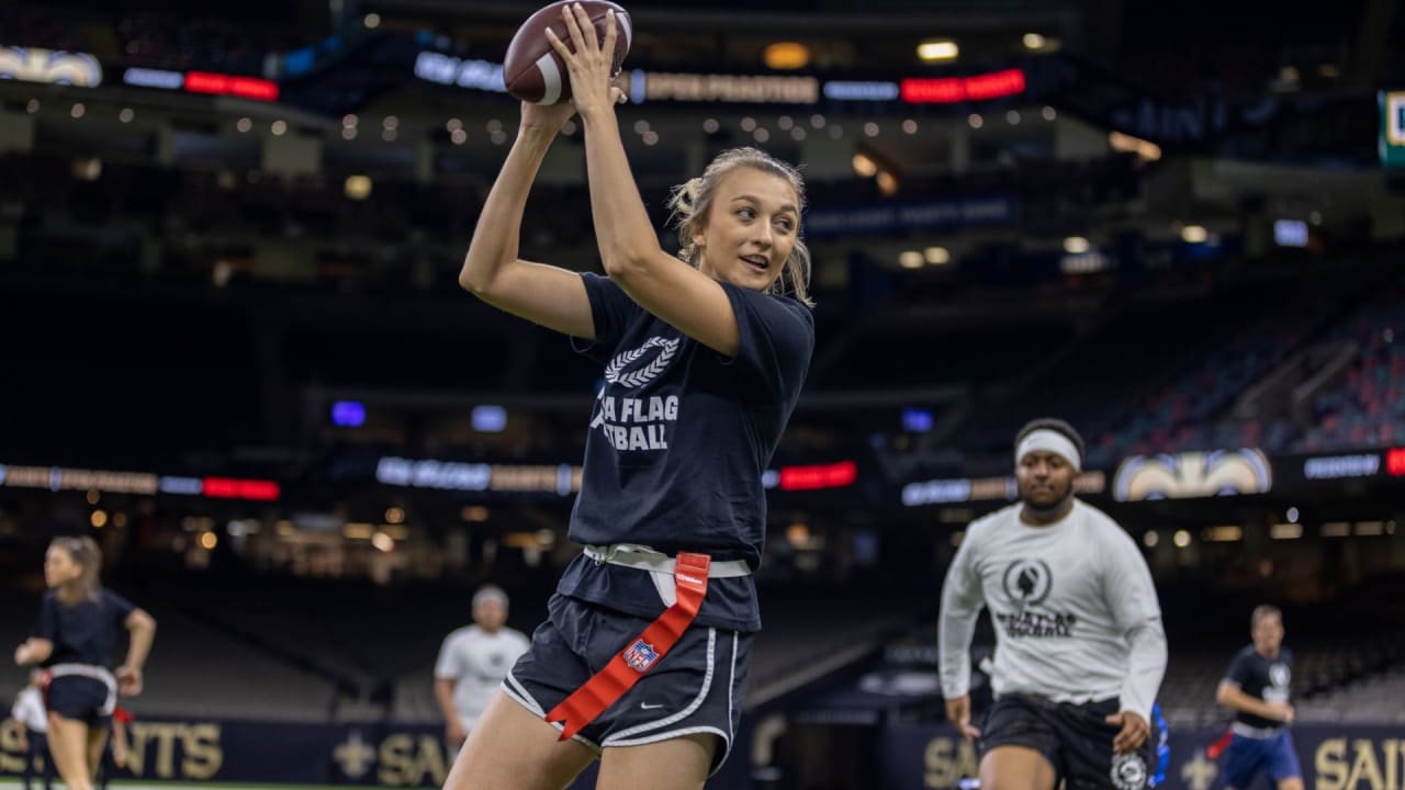 Photos: Local media participate in annual flag football game
