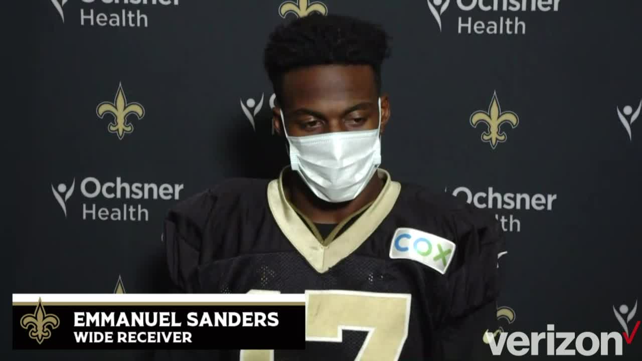 Saints Week 5 Interviews: Emmanuel Sanders talks wide receiver ...