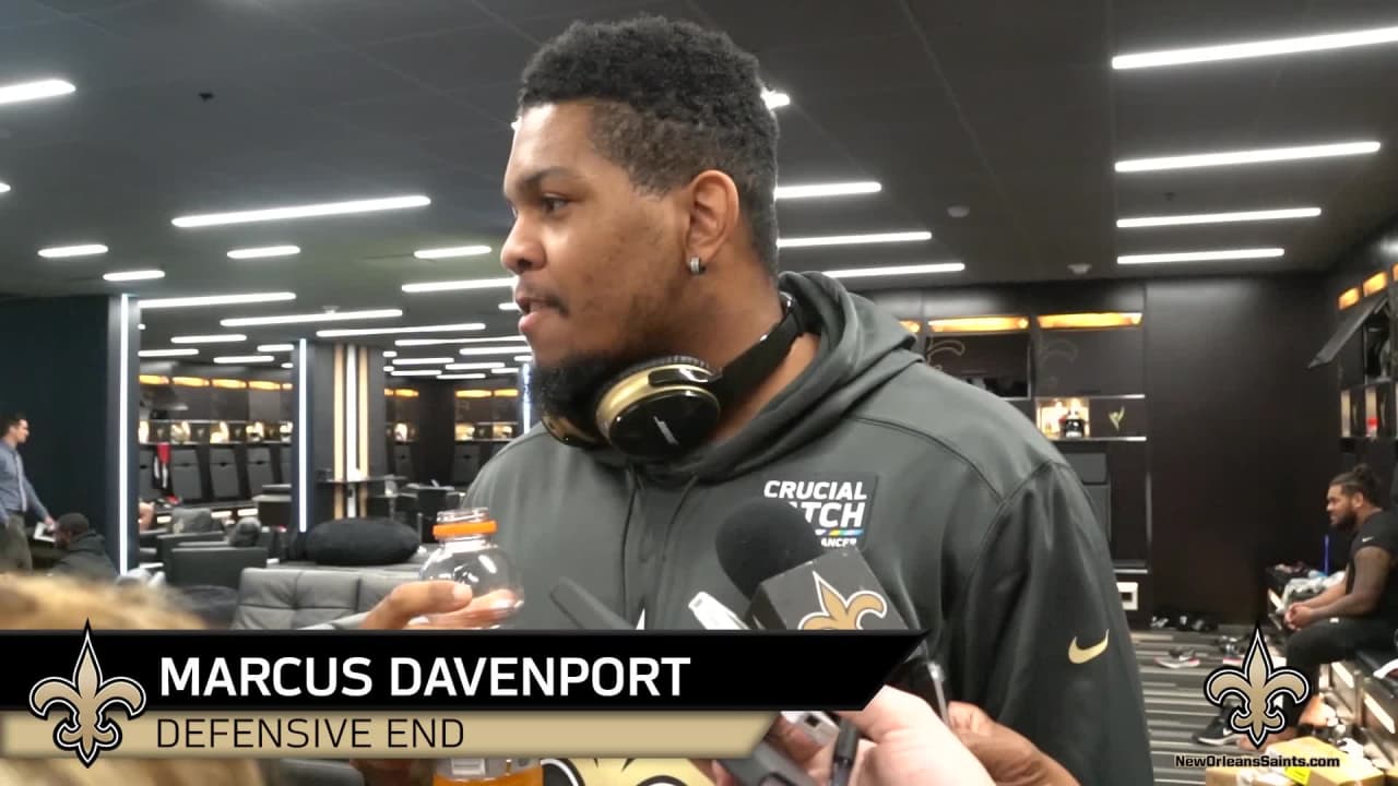 Marcus Davenport: 'I'm taking it one day at a time.'