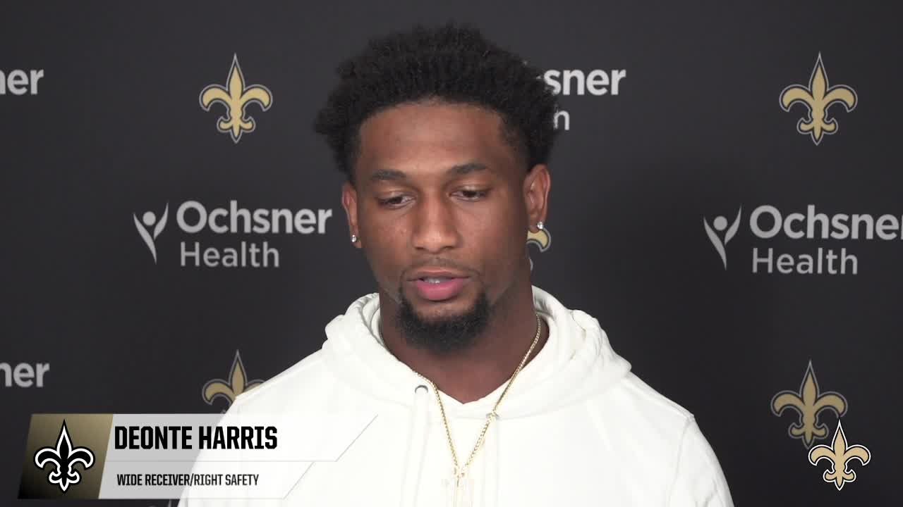 Deonte Harris talks about his growth as an offensive player at Saints ...
