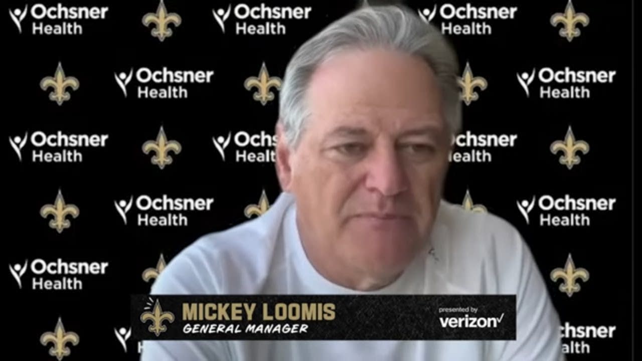 Saints GM Mickey Loomis on relocation, Saints vs. Packers in week 1