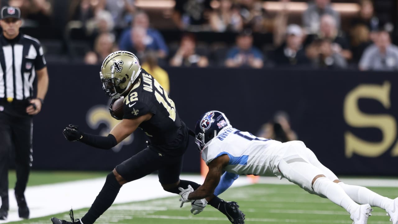 Week 1 Highlights: Saints WR Chris Olave's best catches vs. Titans