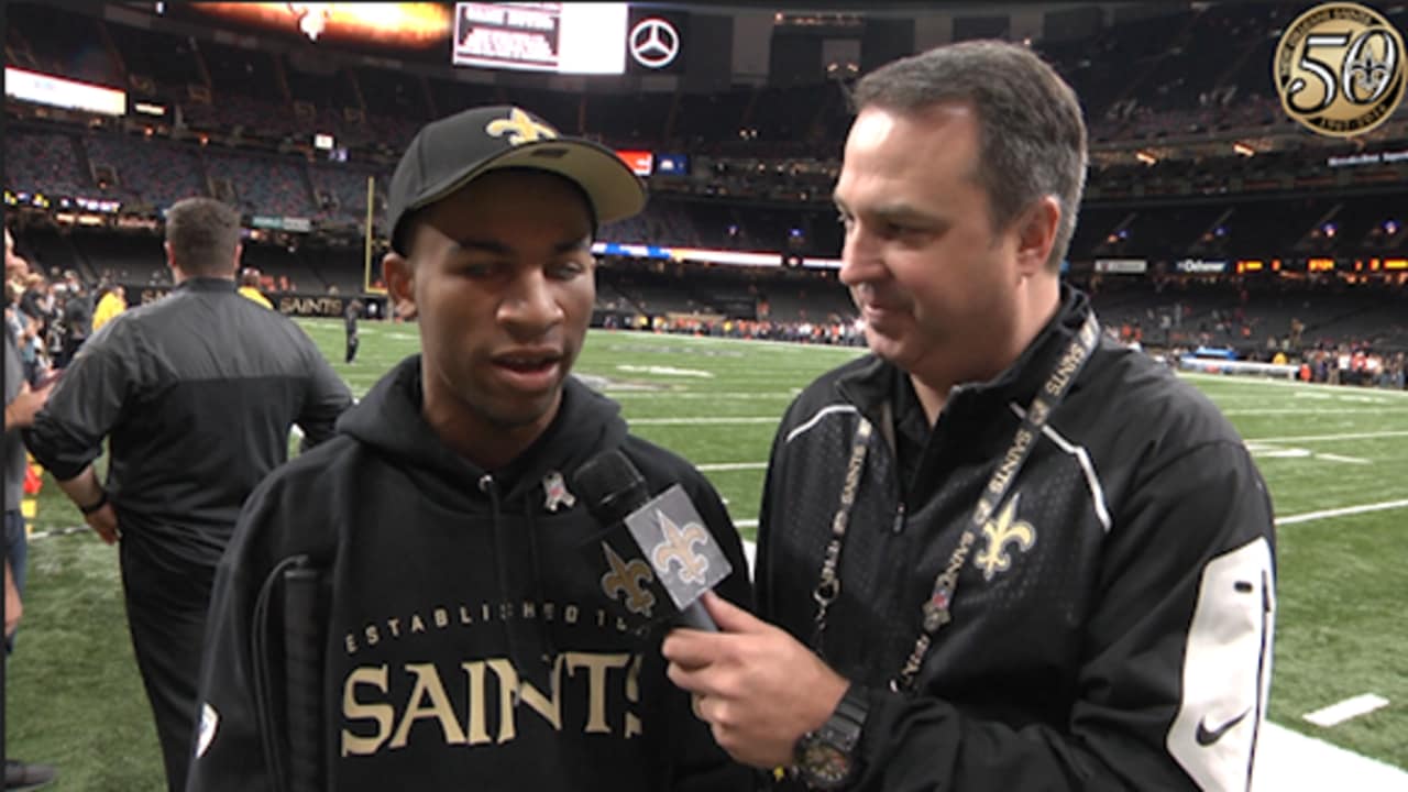 Marvin Pearson attends first Saints game