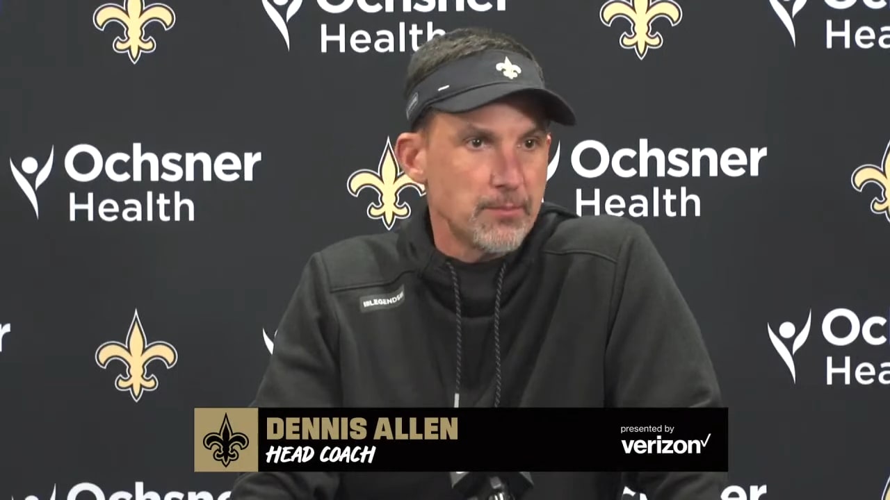 New Orleans Saints head coach Dennis Allen on loss to the San Francisco ...