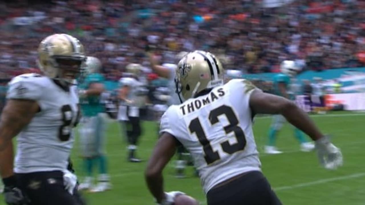 Michael Thomas hauls in the first touchdown of the day