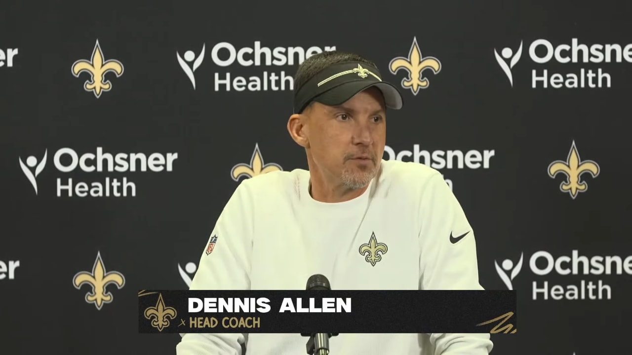 Saints HC Dennis Allen talks execution, red zone 10/16/2023