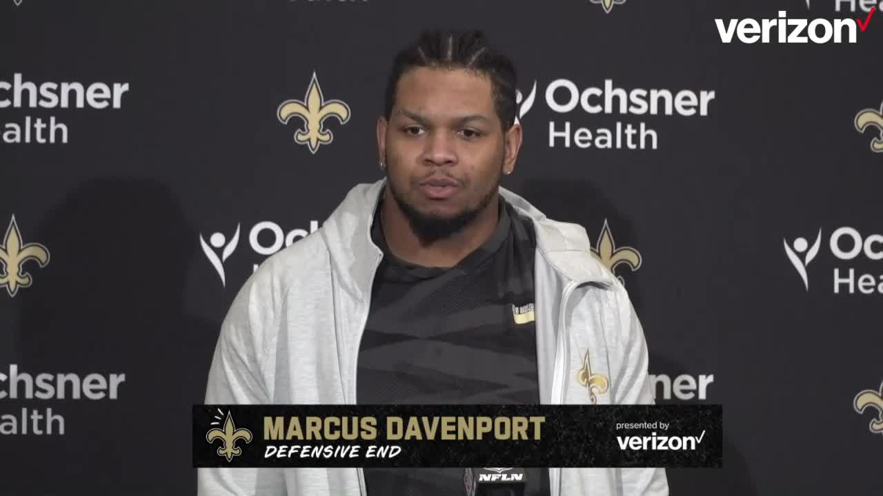 Marcus Davenport on Philadelphia's offense in loss | Saints-Eagles Postgame