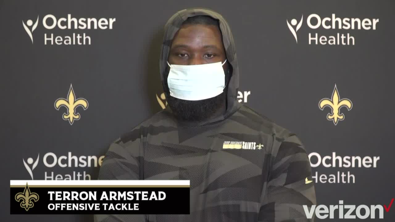 Saints Week 11 Interviews: Terron Armstead on Drew Brees, Saints ...