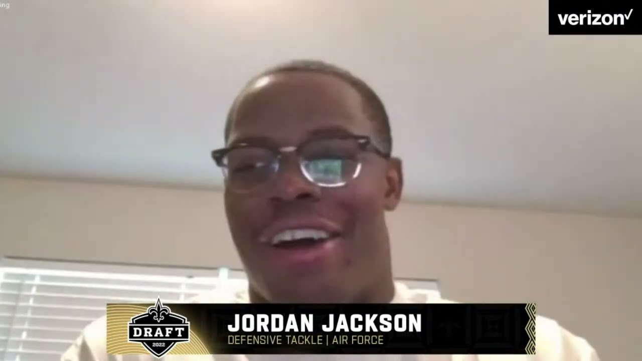 Saints defensive tackle Jordan Jackson introductory media availability ...