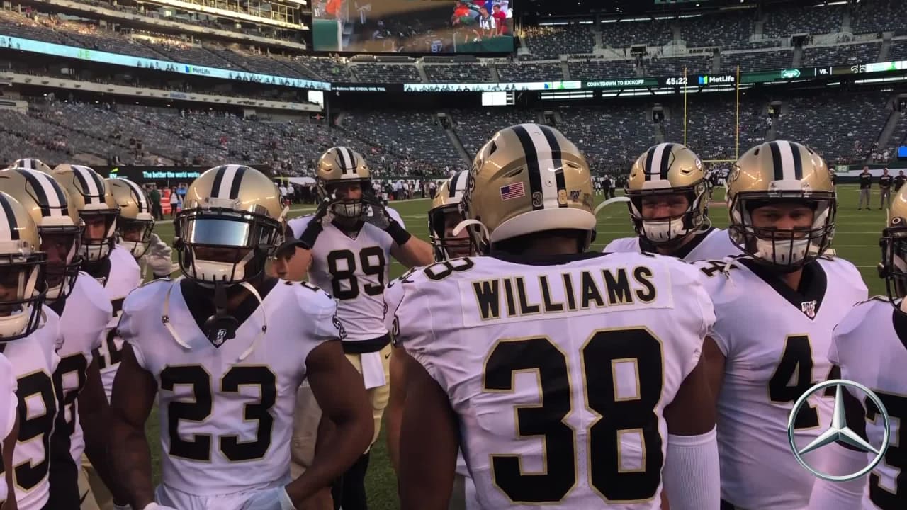 Drew Brees Pregame Huddle: Saints at Jets | 2019 NFL Preseason Week 3