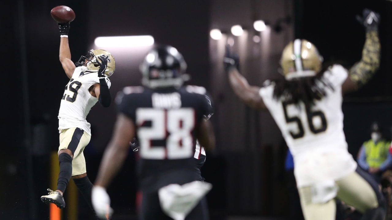 Can't Miss Play: Paulson Adebo UNBELIEVABLE one-handed INT | Saints ...