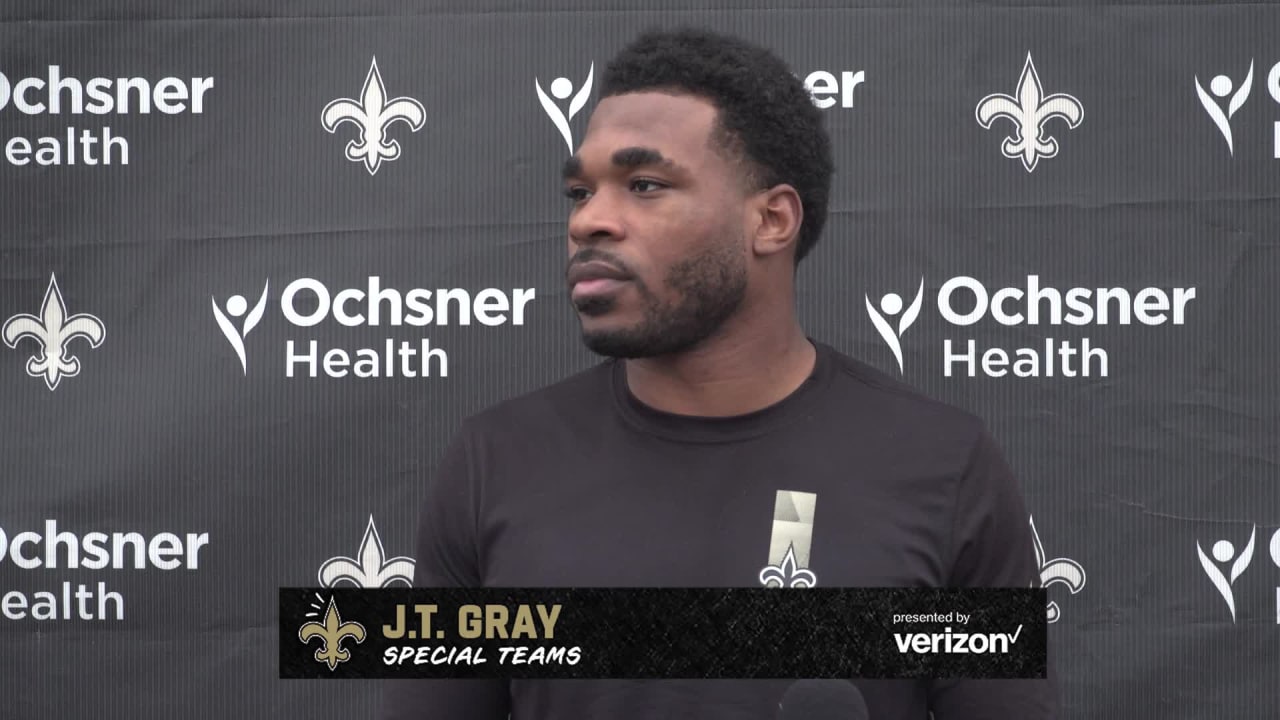 J.T. Gray on Blake Gillikin, his mind-set while playing | Saints ...