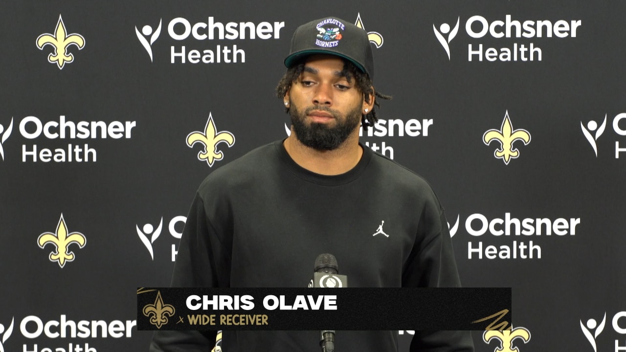 Chris Olave talks Derek Carr injury, return of Alvin Kamara