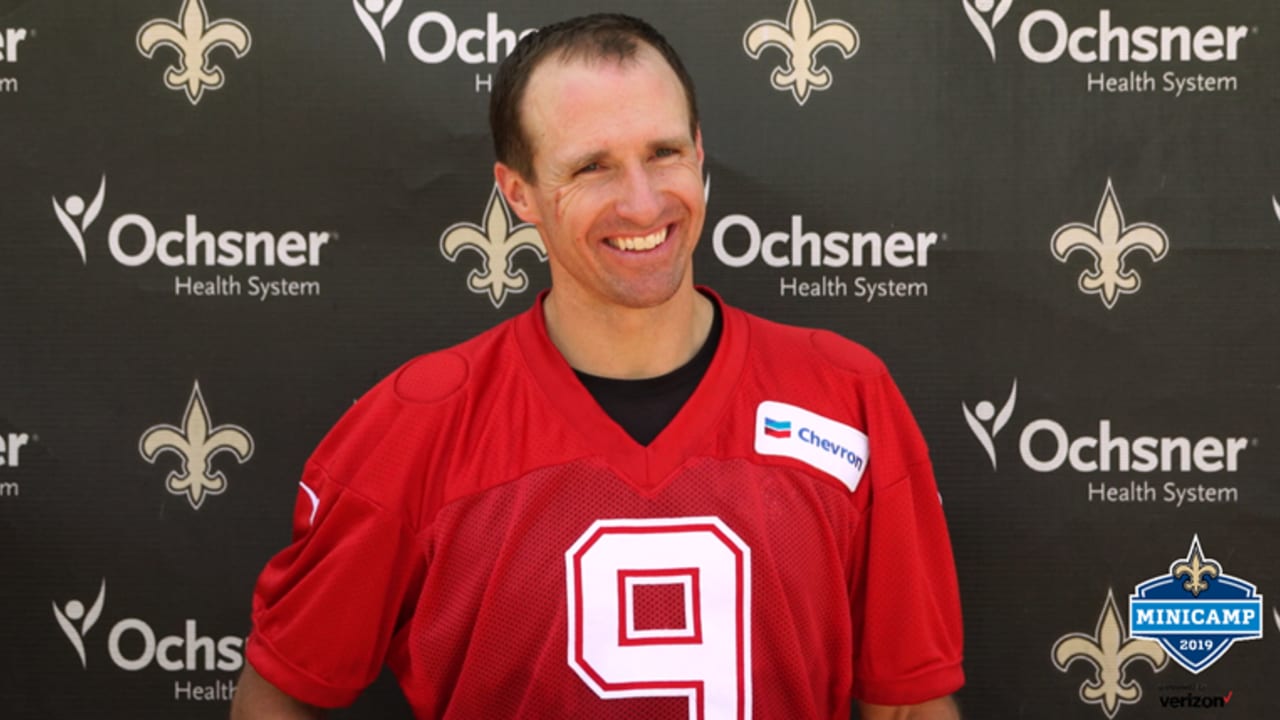 Drew Brees Minicamp Day 3 - June 13, 2019