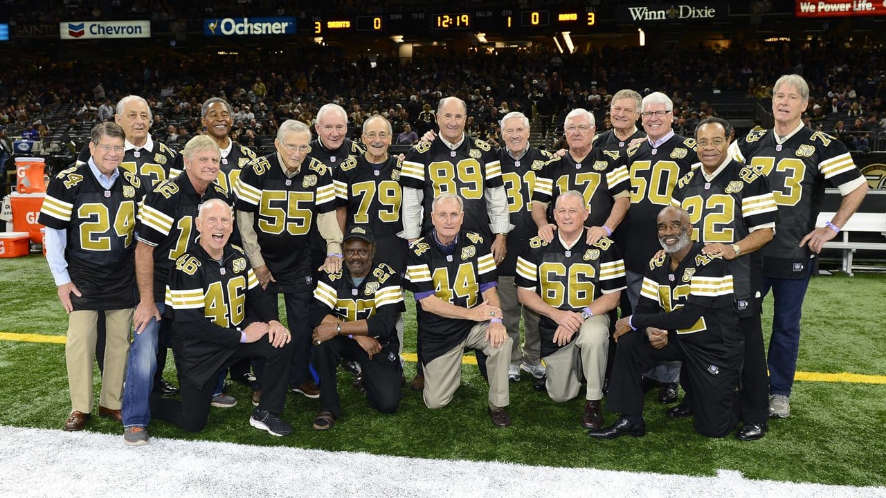 Saints vs. Rams: 1967 team - November 27, 2016