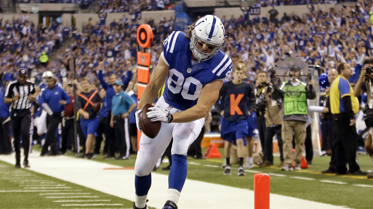 Coby Fleener with the Colts