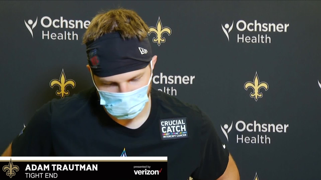 Saints Week 15 Interviews: Adam Trautman on improving throughout the season