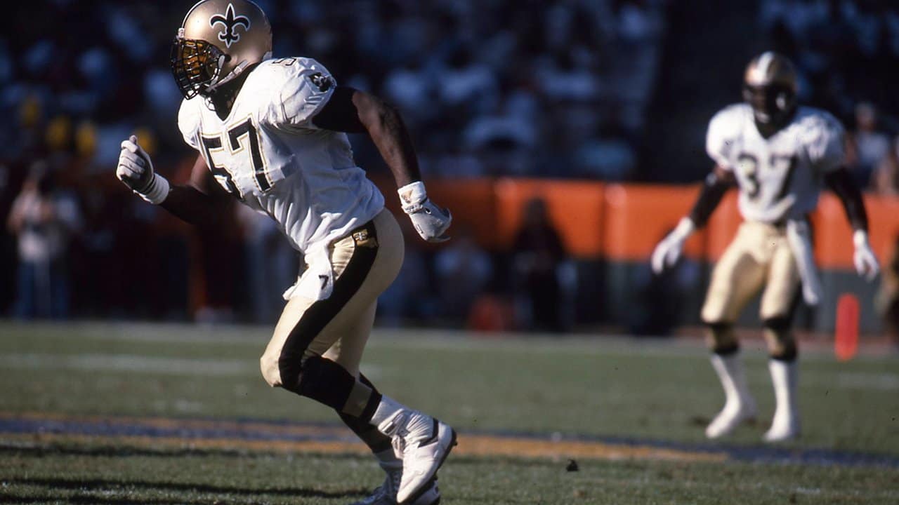 Rickey Jackson with the New Orleans Saints