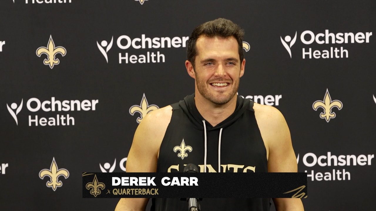 Derek Carr talks Saints defense, CJ Stroud's start to the year