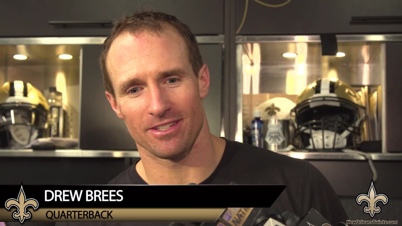 Drew Brees, "We want to continue to play our best football"