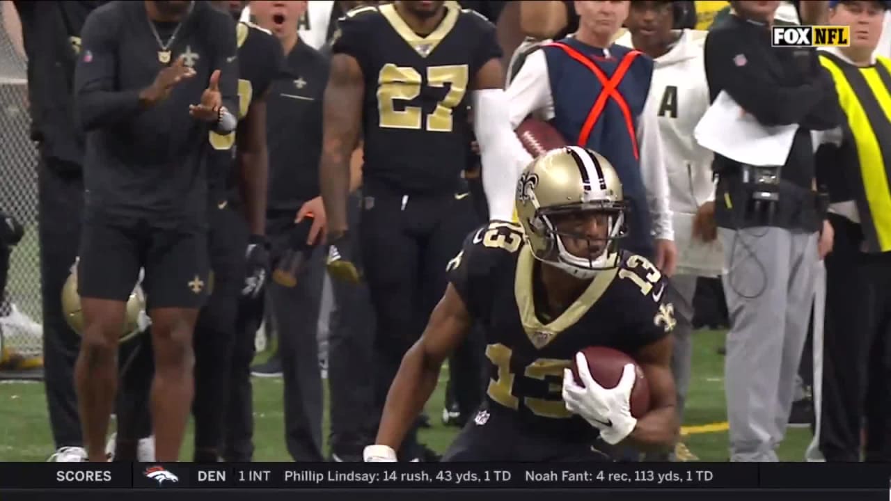 Drew Brees' perfect pass hits Michael Thomas in stride for huge 49-yard ...
