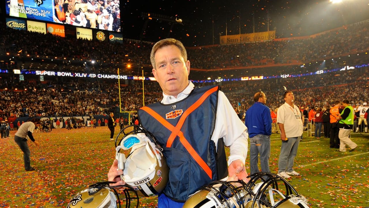 Steve Landry with the Saints