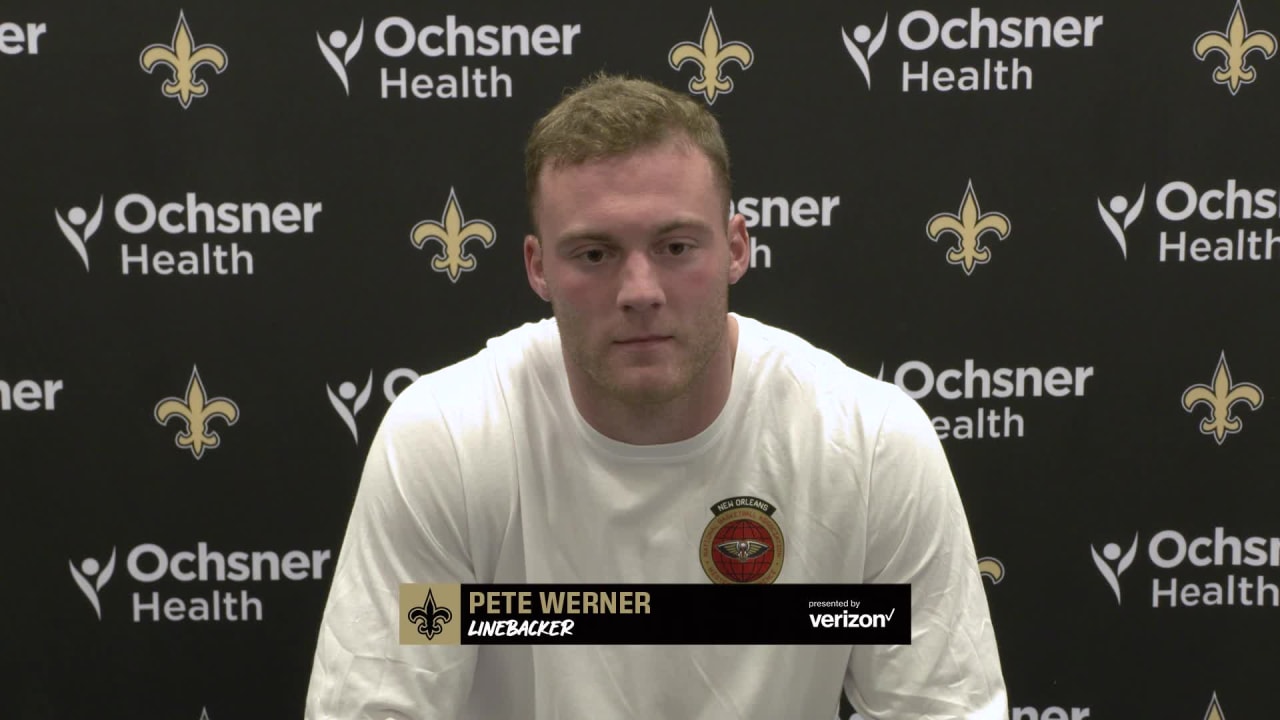 Saints linebacker Pete Werner talks Saints defense, veterans 10/4/2022