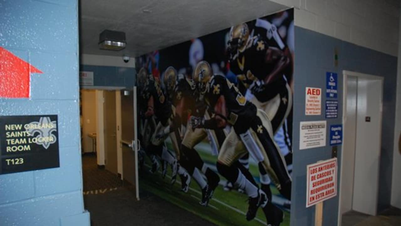 New Orleans Saints Locker Room at the Superdome