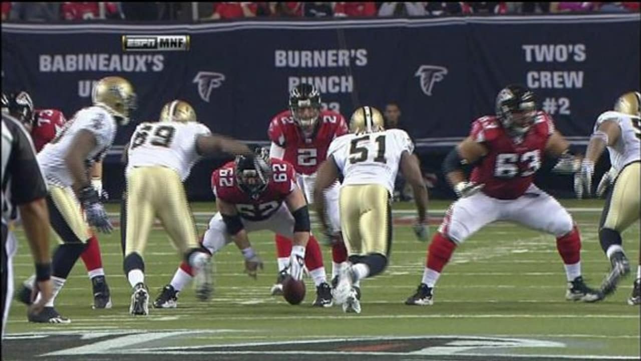 Saints recover ball after bad snap