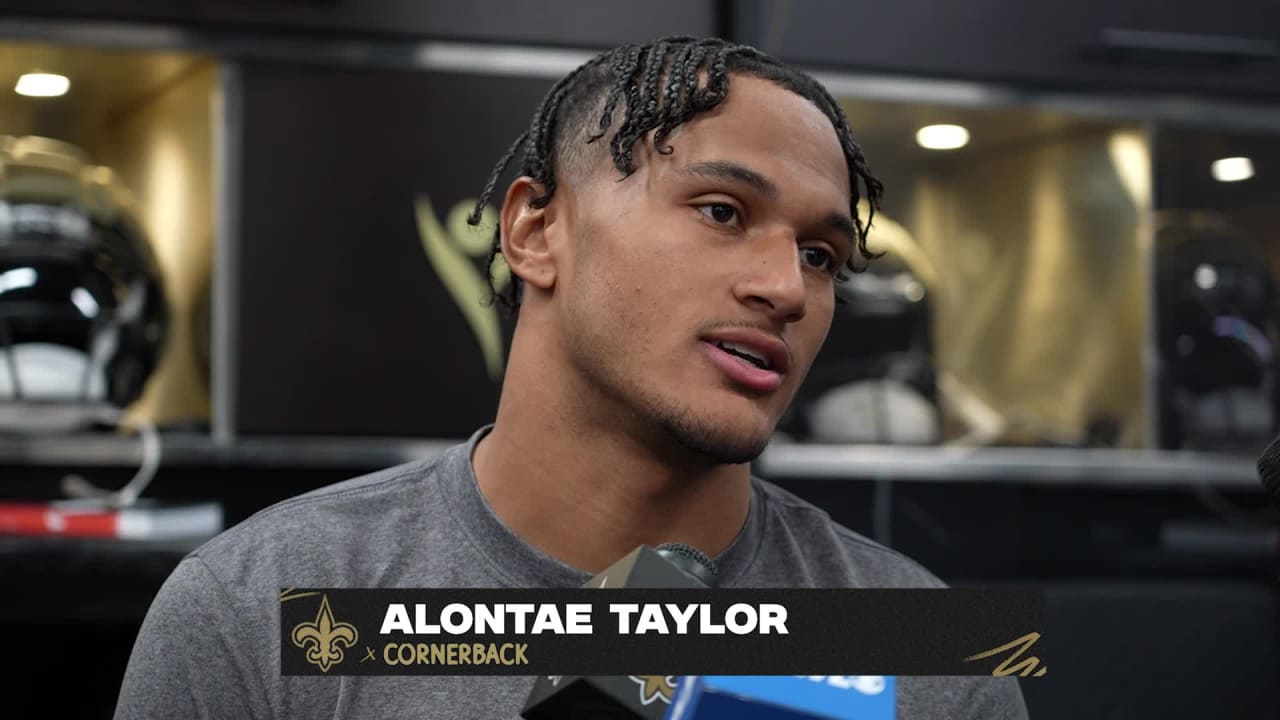 Alontae Taylor talks starting faster, Tyson Bagent | Saints vs Bears ...