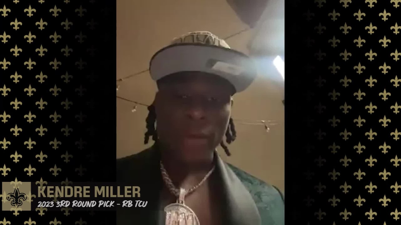 2023 NFL Draft: Kendre Miller's 1st Interview with Saints