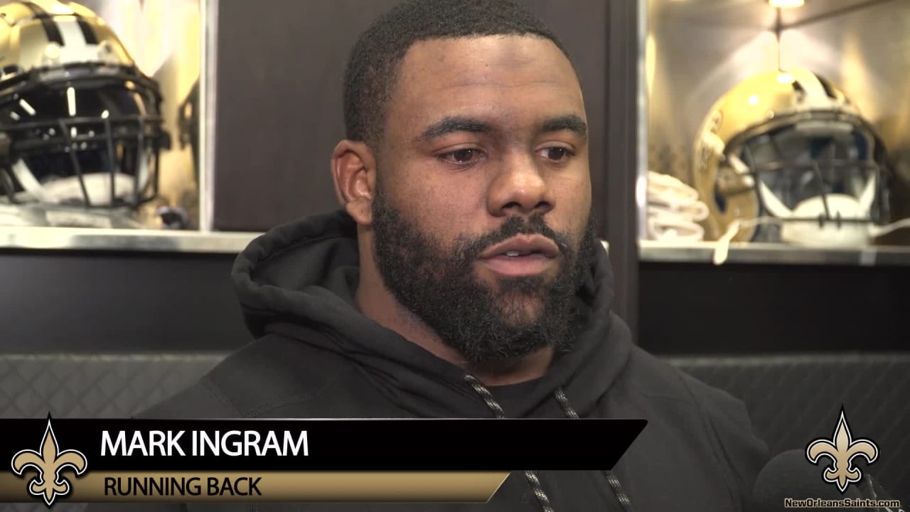 Mark Ingram, "Just to be thought of (in this way) is a blessing"