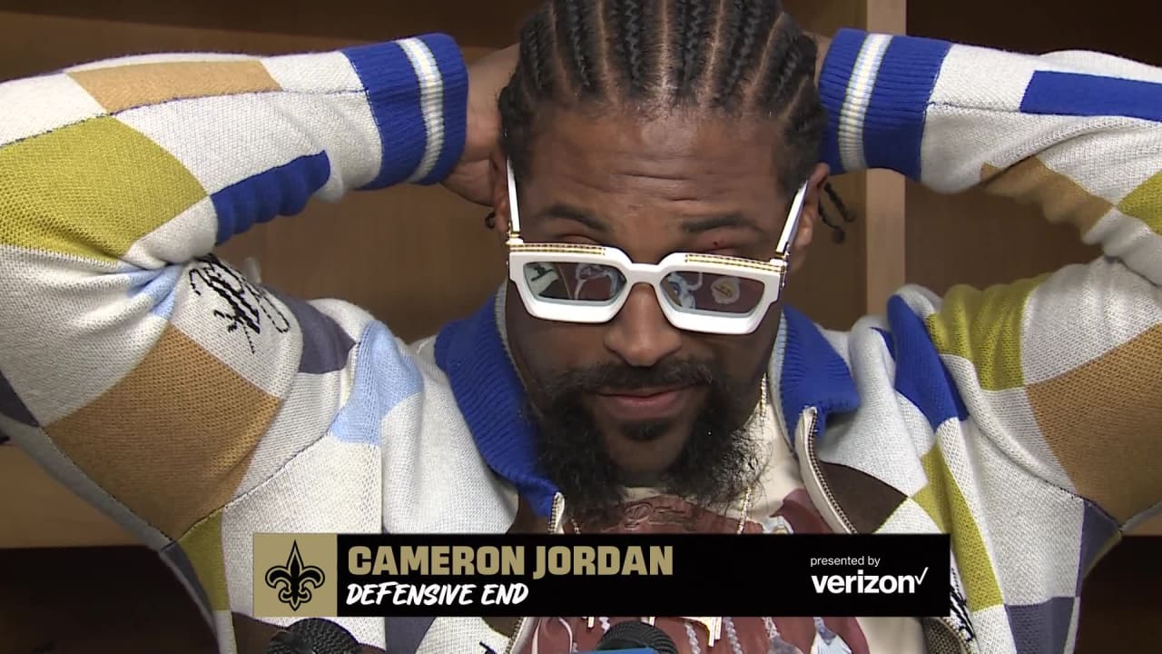 New Orleans Saints defensive end Cameron Jordan's postgame interview ...