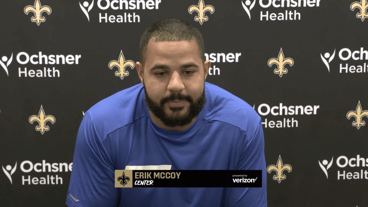 Saints center Erik McCoy on Andy Dalton, Saints run game 10/4/2022