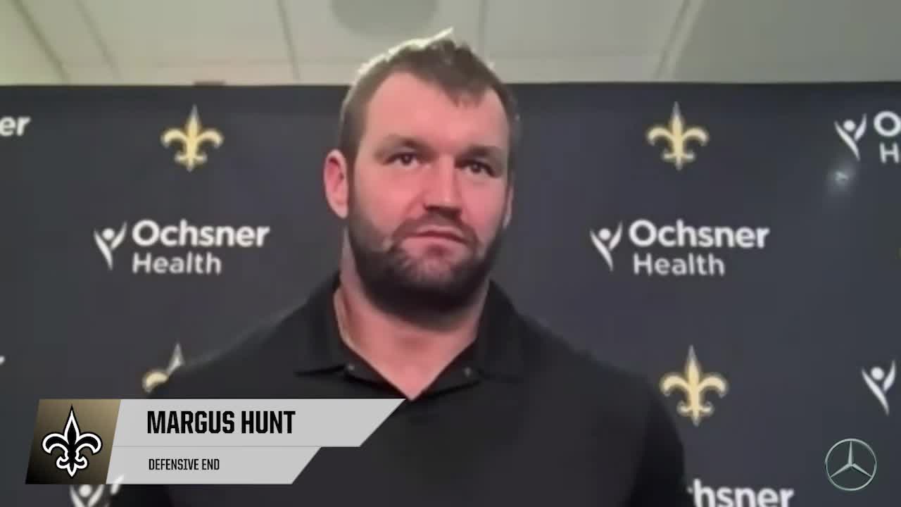 Margus Hunt talks blocked field goal postgame after week 1 win vs ...