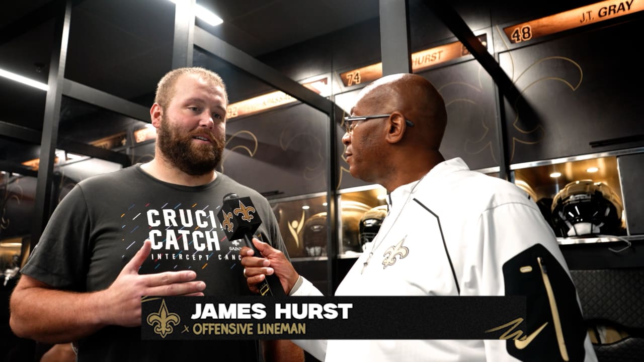 James Hurst talks offensive performance against Patriots, redzone offense