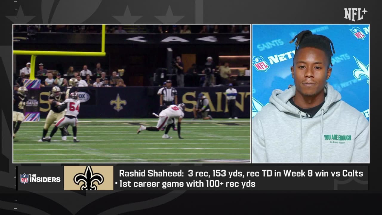 Rashid Shaheed: PFF Week 8 Offensive Leader | NFL Network 'The Insiders'
