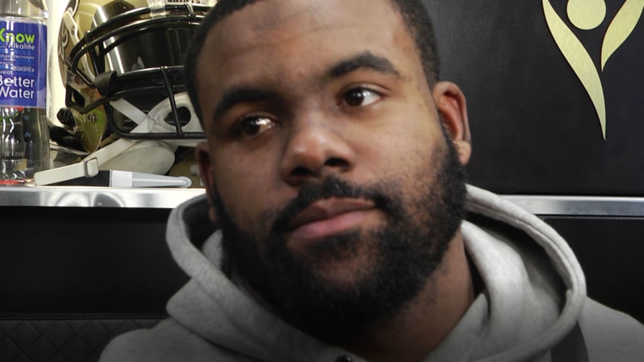 Ingram, "I have been telling y'all all year that the o line is the key ...