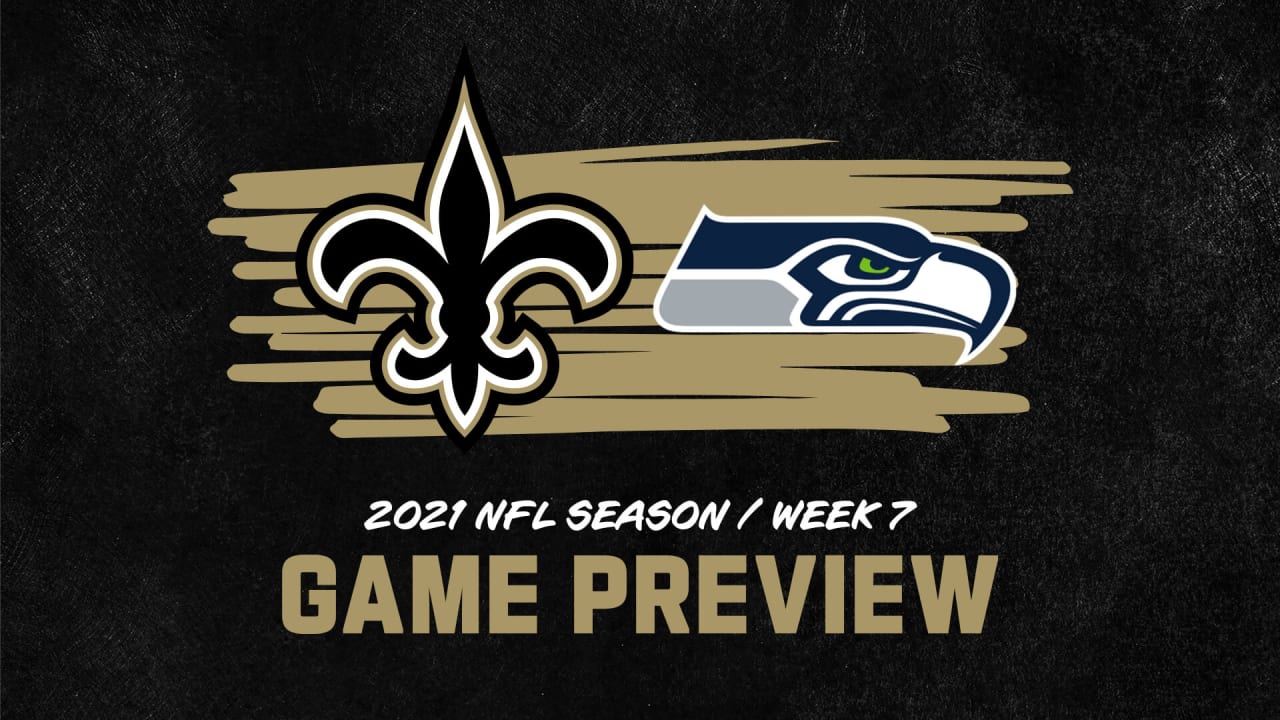 Seattle Seahawks vs New Orleans Saints Game Preview | 2021 NFL Week 7