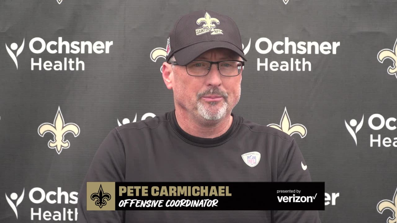 Saints offensive coordinator Pete Carmichael on Week 9 focus vs. Ravens ...