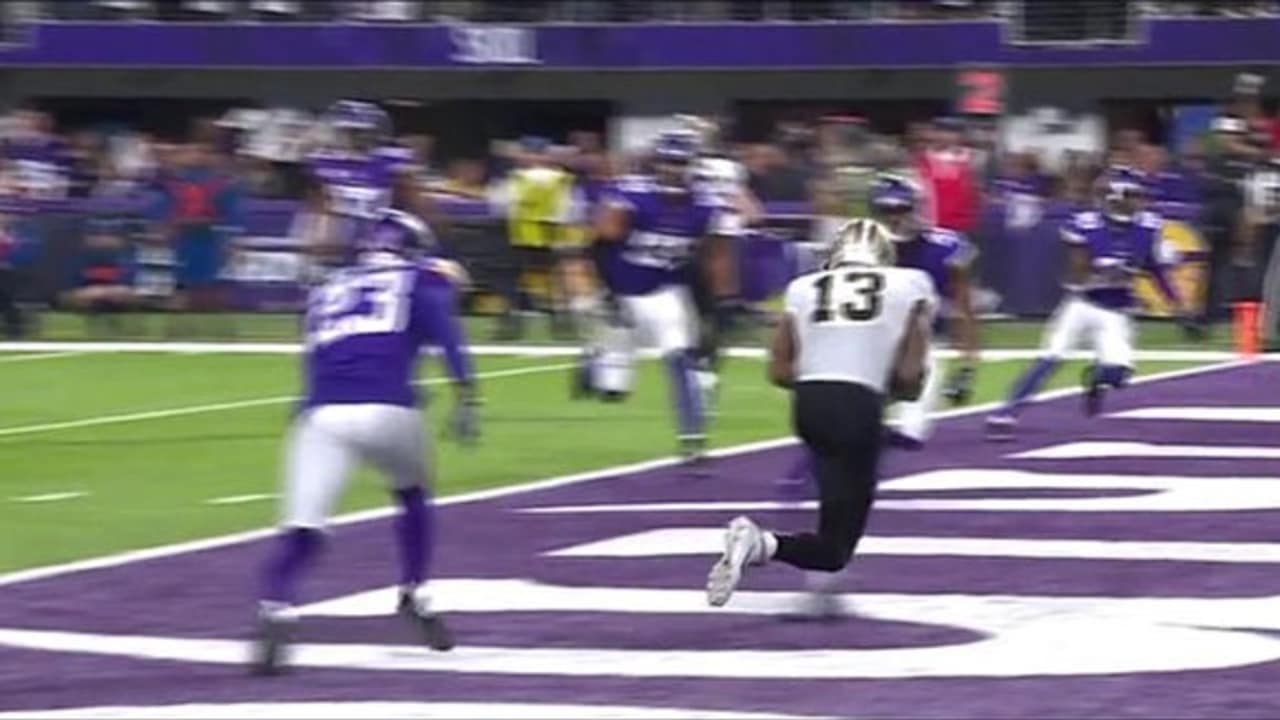 Michael Thomas toasts Terence Newman for quick TD on the slant