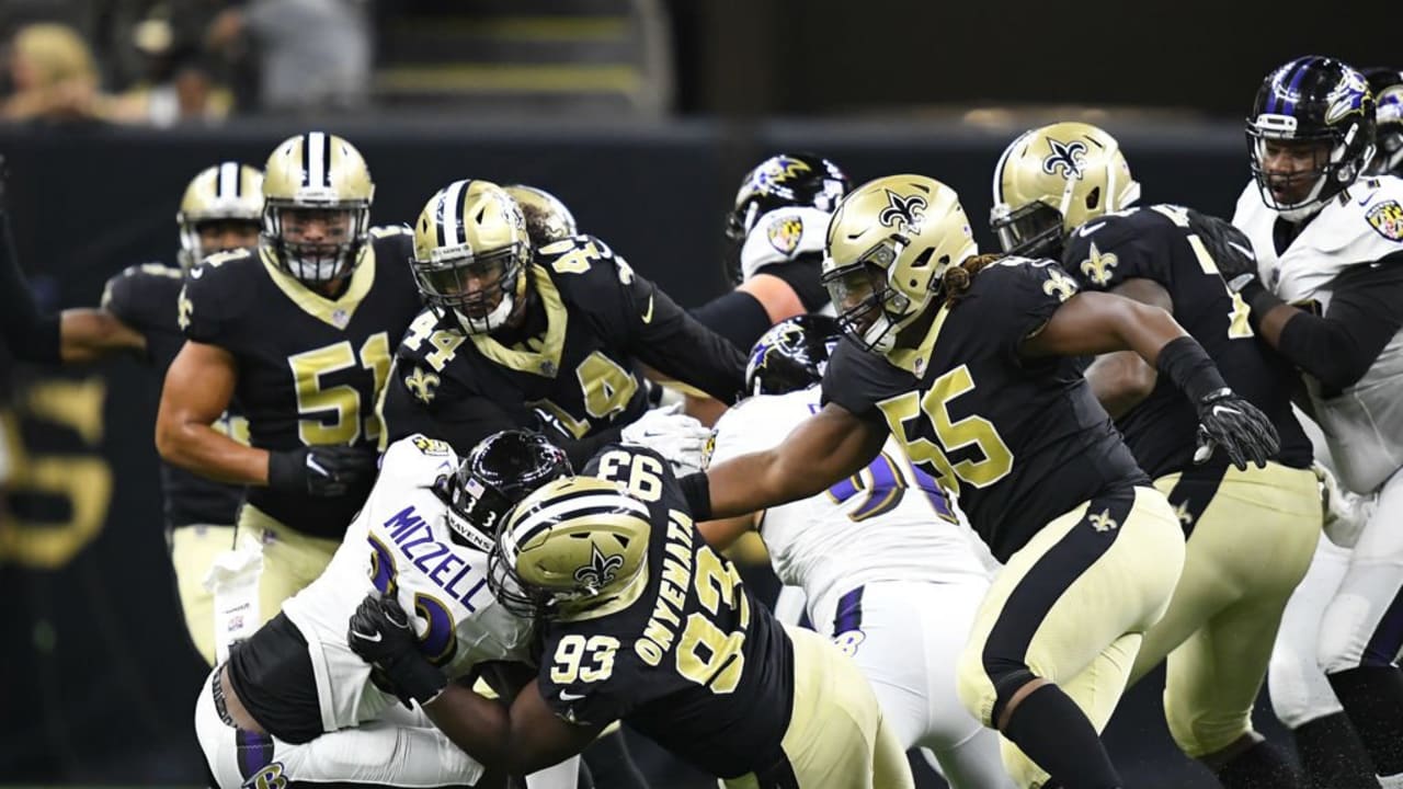 Saints vs. Ravens: Game Action #1