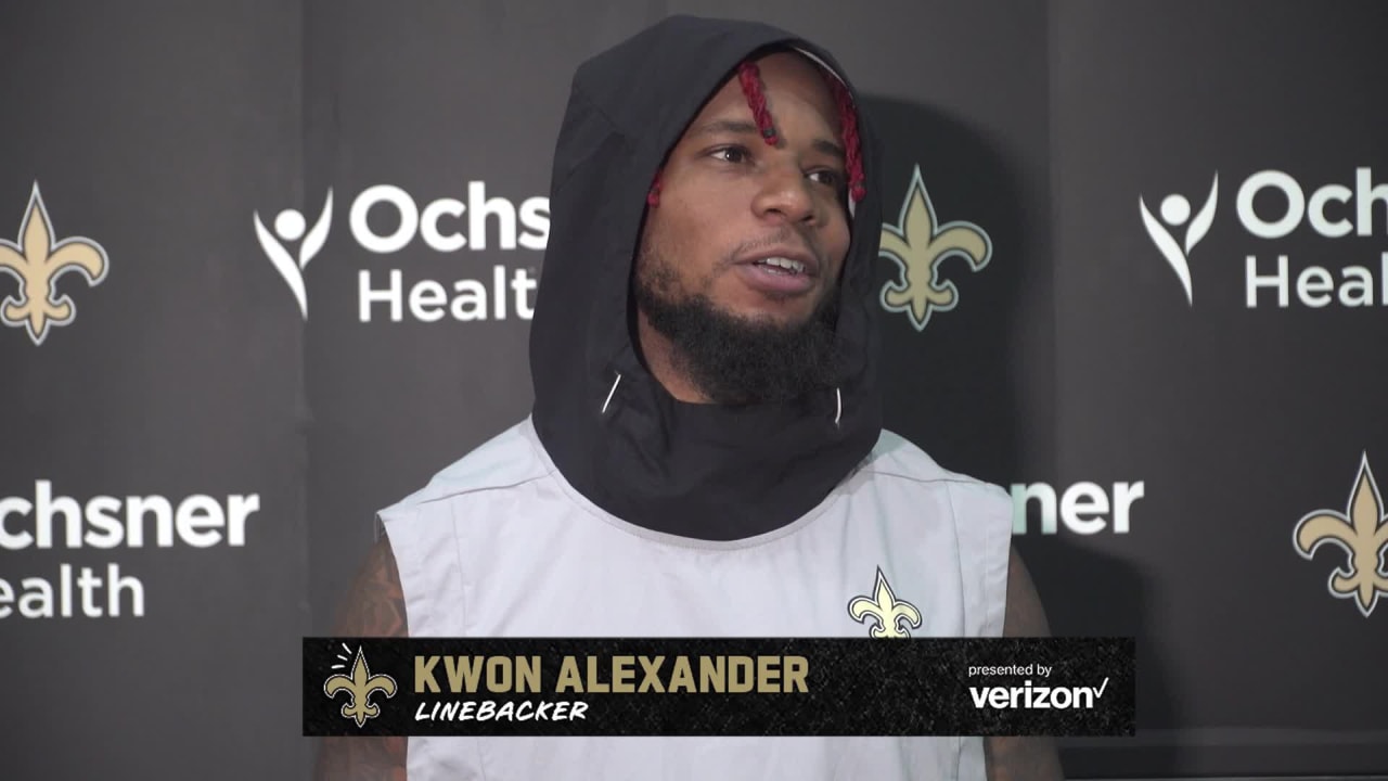 Kwon Alexander Linebacker New Orleans Saints Training Camp Interview 8 ...